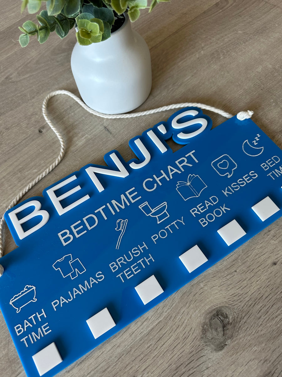 Bedtime Chart – Coco and Pearl Design Studio