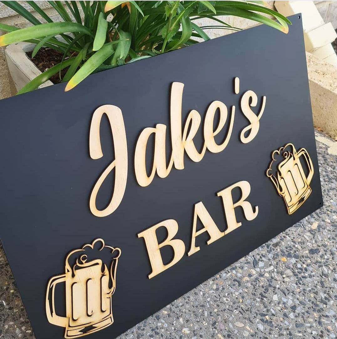 Bar Sign – Coco and Pearl Design Studio